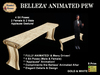 Second Life Marketplace - Belleza Animated Pew - White & Gold
