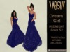 Second Life Marketplace - !ABISH! Dream Girl Gown - Color 52 Midnight