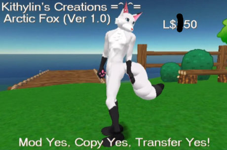 Second Life Marketplace - Kithylin's Arctic Fox Full Avatar