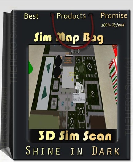 Second Life Marketplace - Sim scan 3d Sim Map gprs system teleport