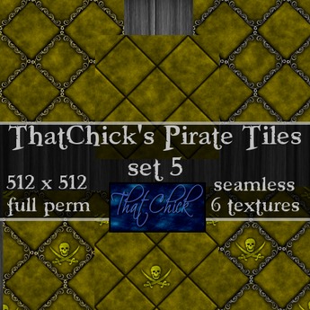 Second Life Marketplace - ~tc~ Pirate Tiles Set 5