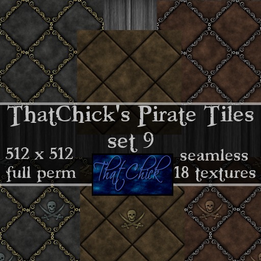 Second Life Marketplace - ~tc~ Pirate Tiles Set 9