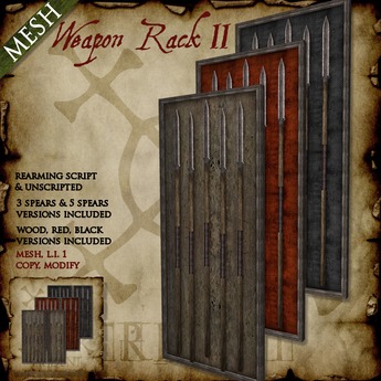 Second Life Marketplace - Weapon Rack II