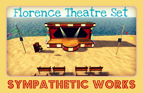 Second Life Marketplace - Sympathetic Works - Old Florence Theatre Set