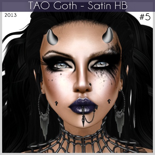 Second Life Marketplace - cStar Limited - TAO Goth 5 - Satin HB - 1 ...