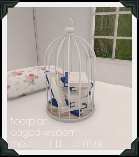 Second Life Marketplace - floorplan. caged wisdom [ boxed ]