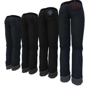 Second Life Marketplace - U&A Noko Male/2.0 Female Jean Texture Pack!