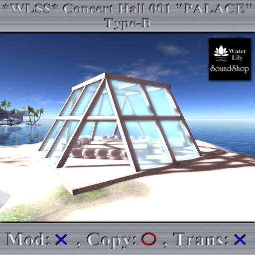 Second Life Marketplace - *WLSS* Concert Hall 001 "PALACE" Type-B