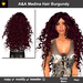 Second Life Marketplace - A&A Medina Hair Burgundy (Special Color ...