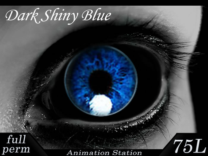 Second Life Marketplace - Full Perm Evil Avatar Eyes - Dark Shiny Blue ...