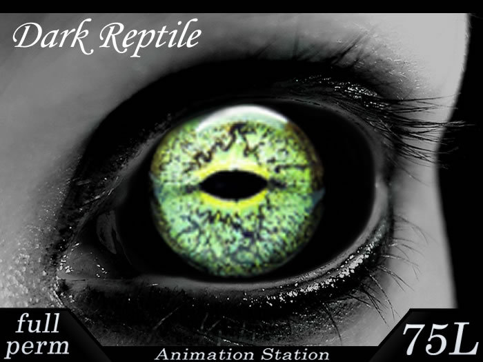 Second Life Marketplace - Full Perm Evil Avatar Eyes - Dark Reptile (on ...
