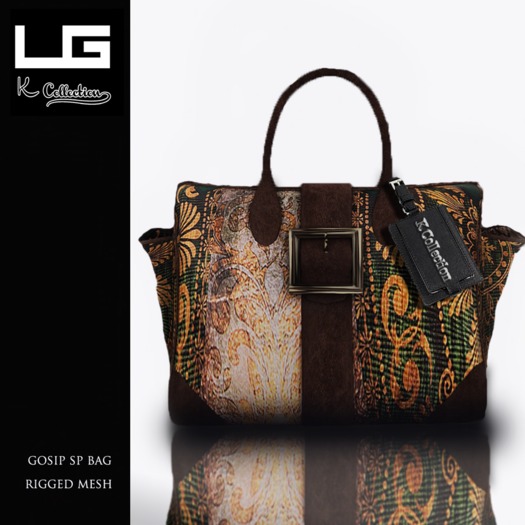 Second Life Marketplace - [LG] K Collection Gossip printed Bag Hud