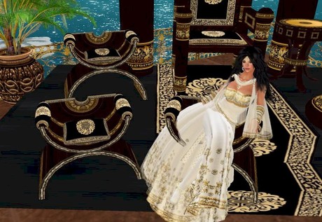 Second Life Marketplace - *EbE* Sultan's Courtier Chair