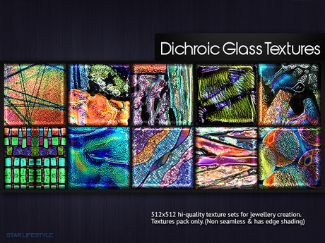 Second Life Marketplace - StarLifestyle Jewellery Textures Dichroic Glass