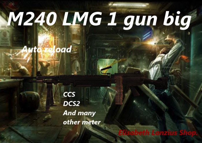 Second Life Marketplace - M240 LMG 1 gun big