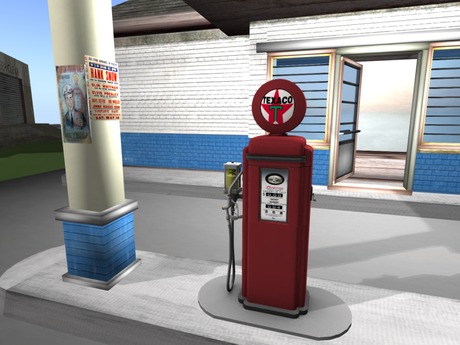 Second Life Marketplace - [AIKIOTO] Old Gas Station (Box)