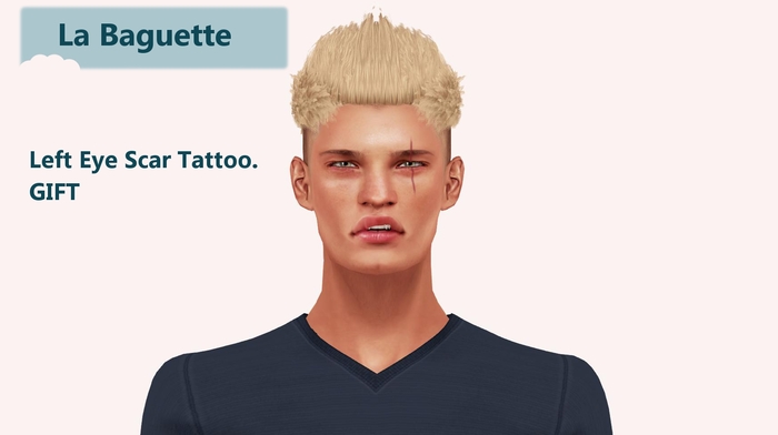 Second Life Marketplace - [La Baguette] Left Eye Scar Gift