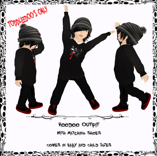 Second Life Marketplace - Toddleedoo Voodoo Boys Outfit