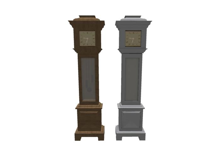 Second Life Marketplace - Grand Father Clock Mesh Full Perm