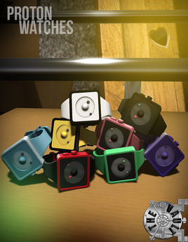 Second Life Marketplace - ! The Vault Proton Watch Sky Blue