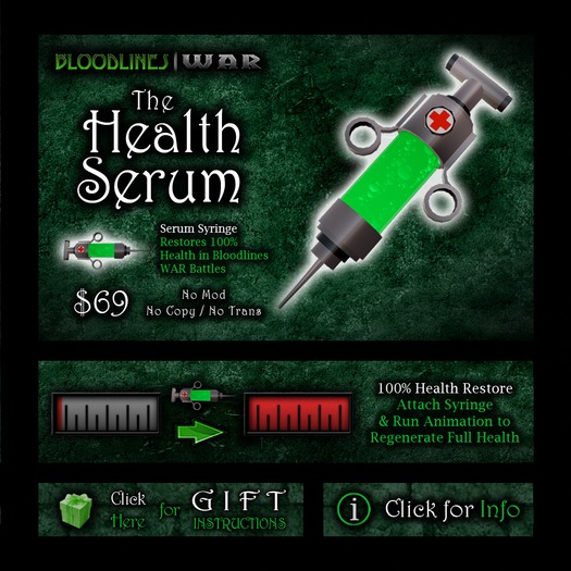 Second Life Marketplace - The Health Serum