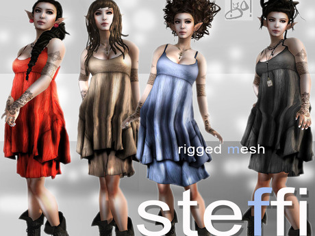 Second Life Marketplace - !gO! Steffi dress - red