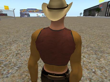 Second Life Marketplace - Cowboy Leather Vest western wear