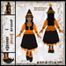 Second Life Marketplace - AC LITTLE WITCH COSTUME ORANGE (Wear)