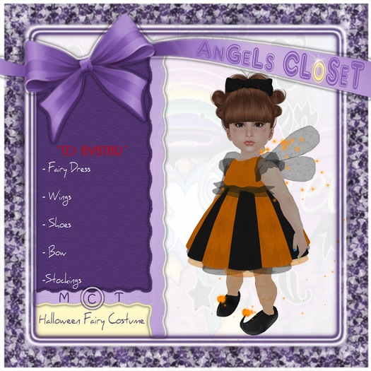 Second Life Marketplace - AC FAIRY HALLOWEEN COSTUME TD (Wear)
