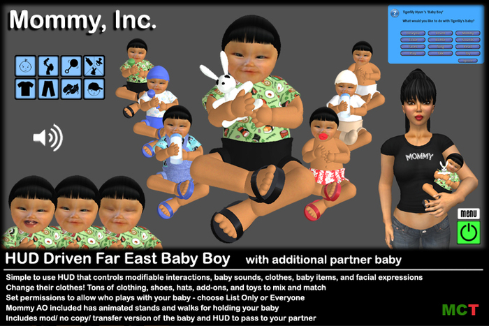 Second Life Marketplace - *Mommy Inc* HUD-Driven Highly Detailed Far ...