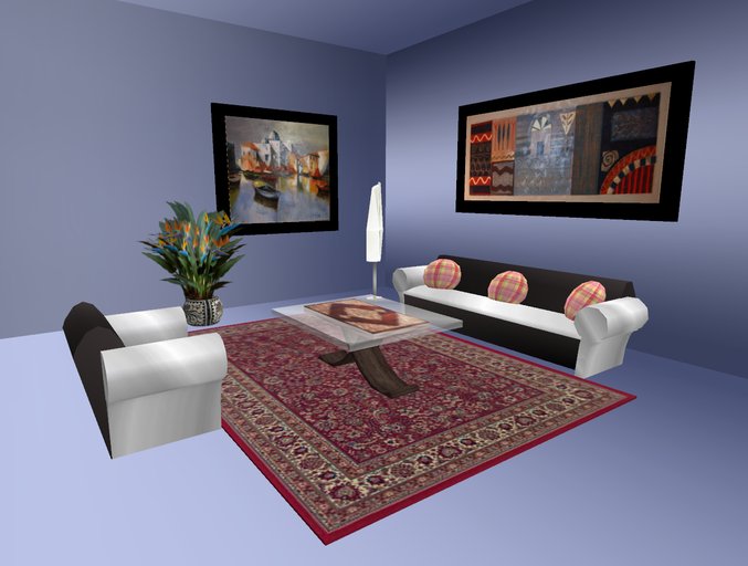 Second Life Marketplace - salotto completo/lounge suit