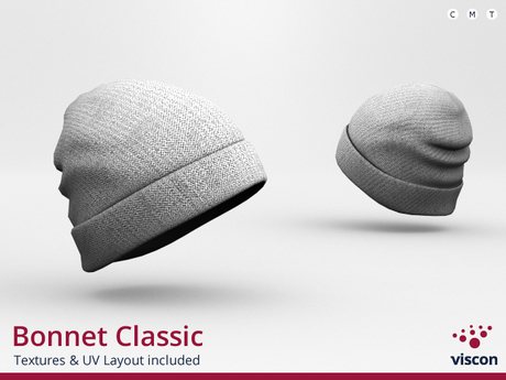 Second Life Marketplace - *viscon* Mesh Bonnet Set 1