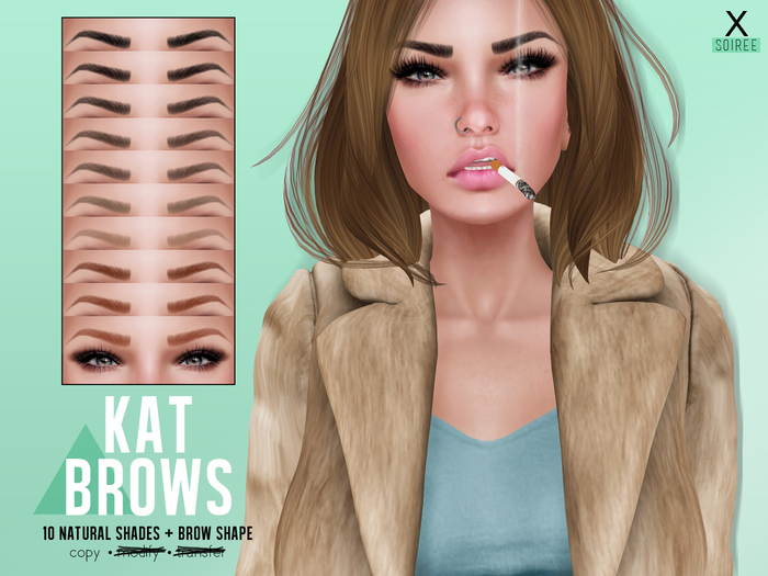 Second Life Marketplace - Soiree - Brows / Kat DEMO