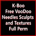 Second Life Marketplace - k-boo free voodoo needles sculpt kit
