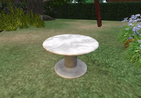 Second Life Marketplace - Marble Table - Simple