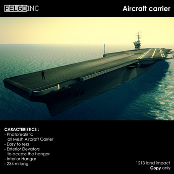 Second Life Marketplace - FELGO inc. // Aircarft carrier