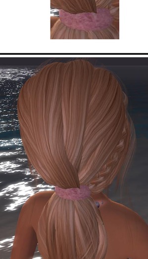 Second Life Marketplace - Pink Elastic Hair Band (with resizer script ...