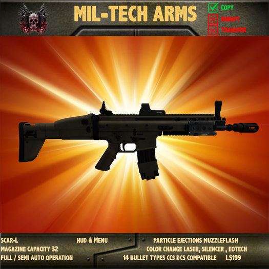 Second Life Marketplace - -=MTA=- Scar-L (Boxed)