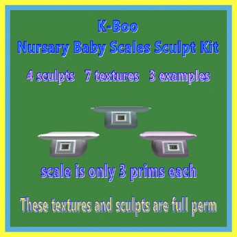 Second Life Marketplace - k-boo baby scale sculpt kit