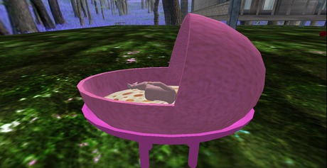 Second Life Marketplace - prim baby bassinet 2