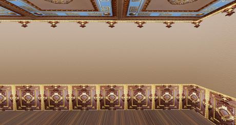Second Life Marketplace - Wall panel with wooden decor (2 textures in a ...