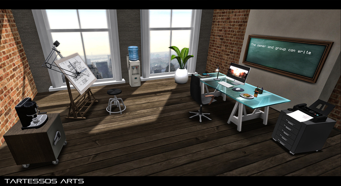 Second Life Marketplace - ::TA Project Office Set Complete - Transfer