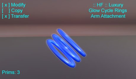 Second Life Marketplace - :: HF :: Glow Cycle Rings