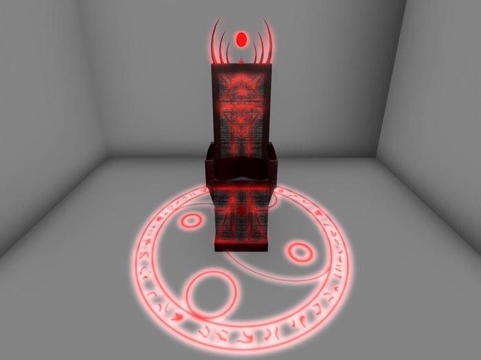 Second Life Marketplace - [Tech Lab Box] Demonic Throne