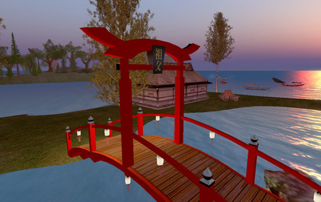 Second Life Marketplace - Japanese "Shuiro" Bridge