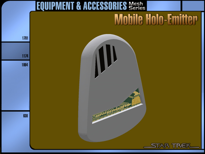 Second Life Marketplace - Mesh Series - Mobile Holo-Emitter