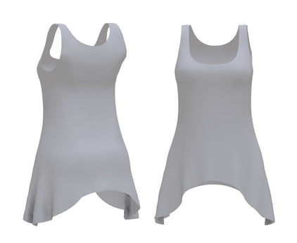 Second Life Marketplace - %50WINTERSALE RIGGED MESH Women's Scoop Neck ...
