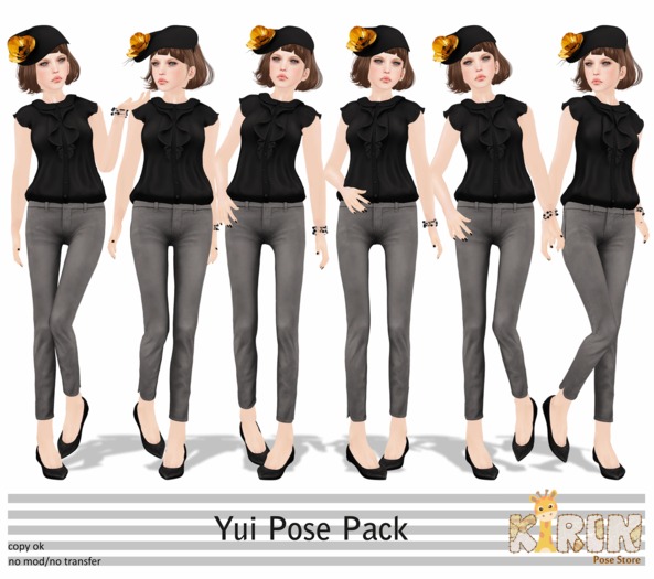Second Life Marketplace - .::Kirin Poses::. Yui Pose Pack