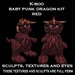 Second Life Marketplace - k-boo punk baby dragon red kit