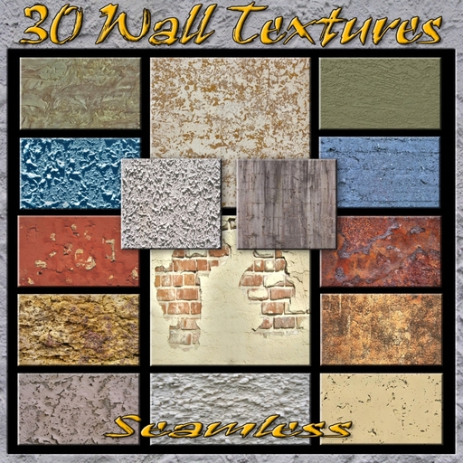 Second Life Marketplace - #30 Wall Textures Seamless
